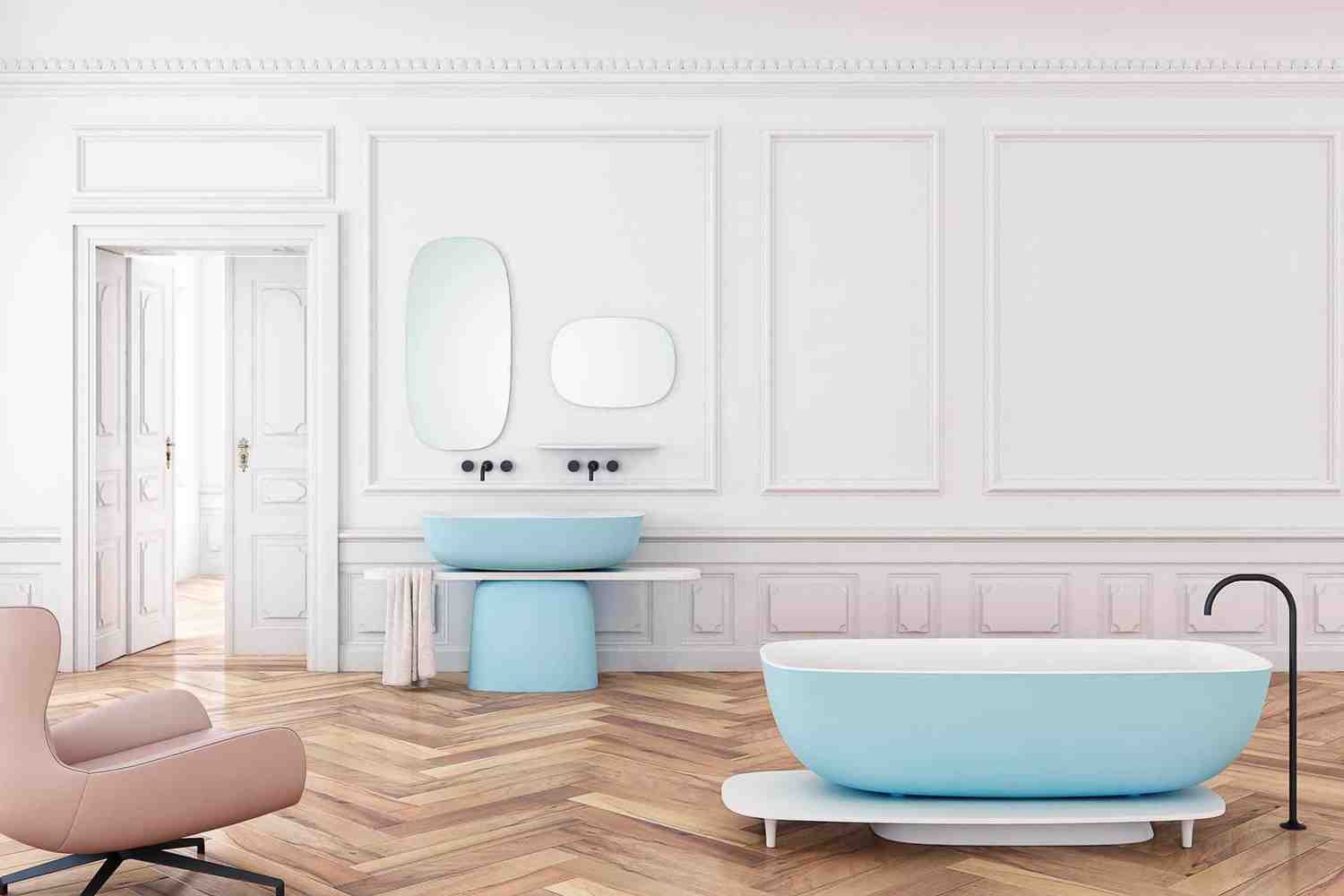 Kolpa Milo Bathtub-FS 174x75 szabadon álló fürdőkád Kerrock-ból, 174x75 ...